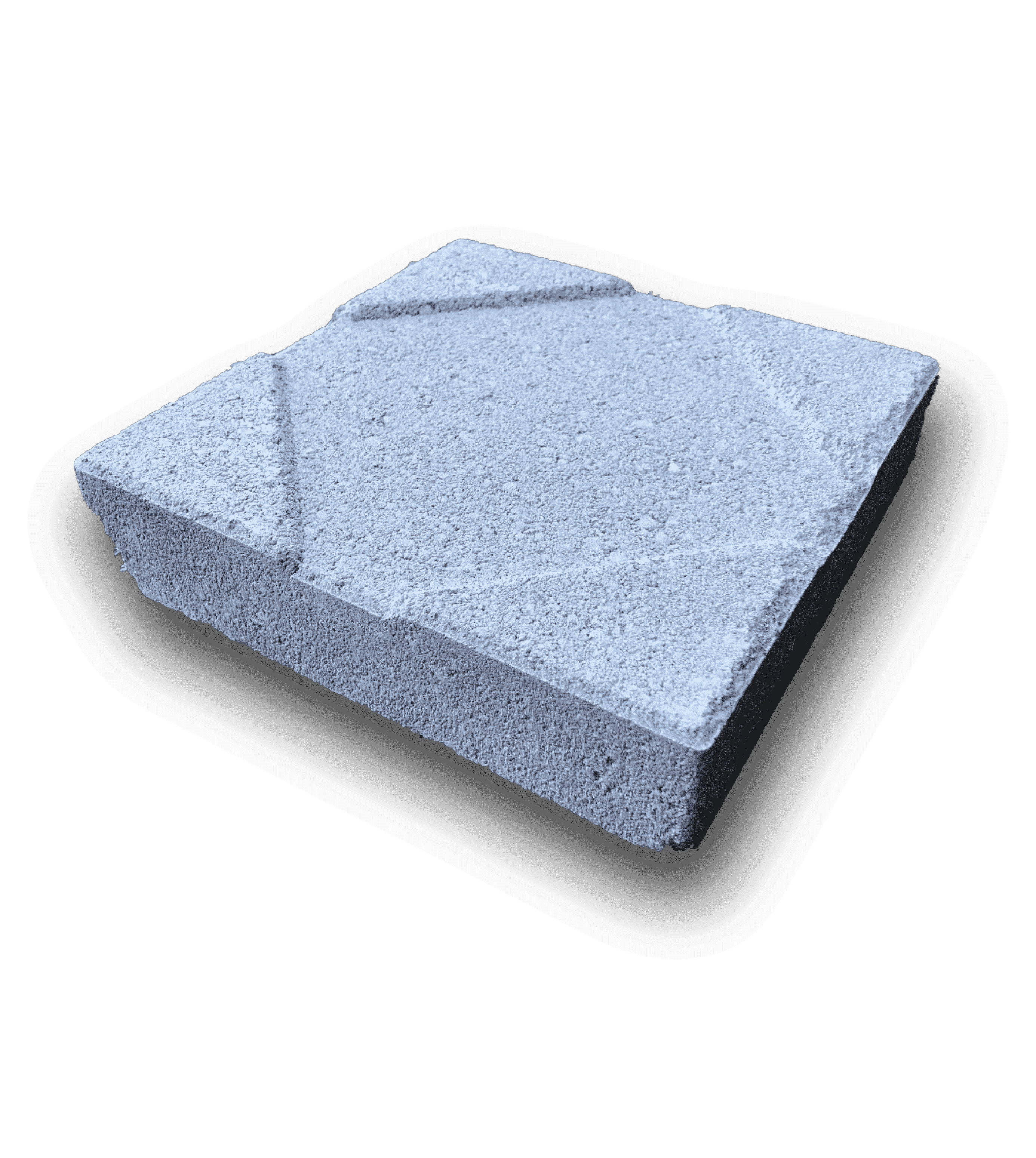 Plot béton - 25 x 25 cm - hauteur 55 mm | ESCAFFRE BOIS