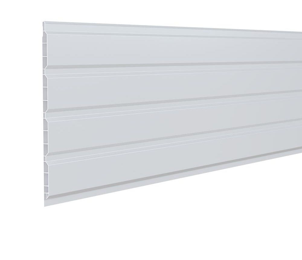 lame lambris PVC BLANC ASPECT 4 FRISETTES | ESCAFFRE BOIS